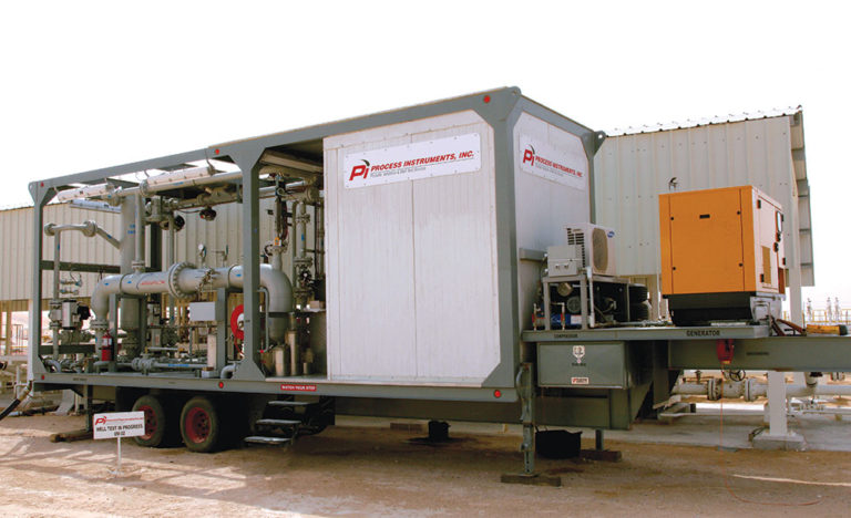 Portable Oil Well Testing – Process Instruments